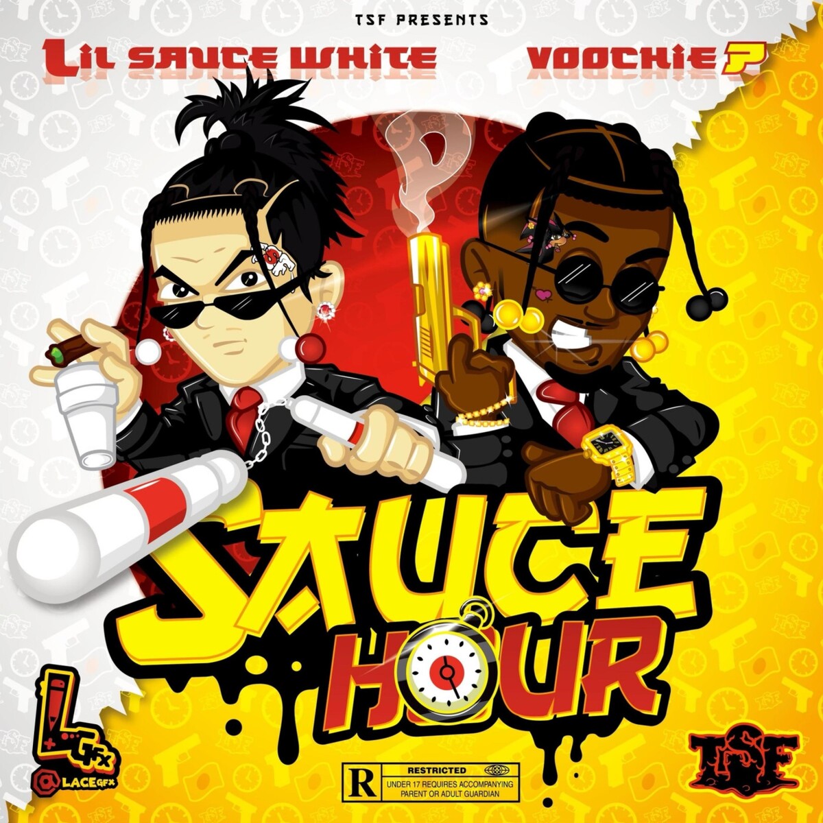 Sauce Hour by Voochie P & Lil Sauce White (Mixtape, Southern Hip Hop ...
