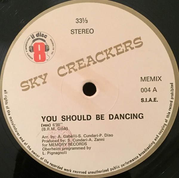 You Should Be Dancing by Sky Creackers (Single, Italo-Disco): Reviews, Ratings, Credits, Song ...