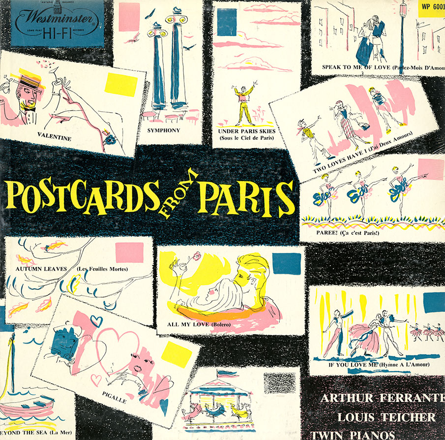 Postcards From Paris by Arthur Ferrante & Louis Teicher (Album, Easy ...