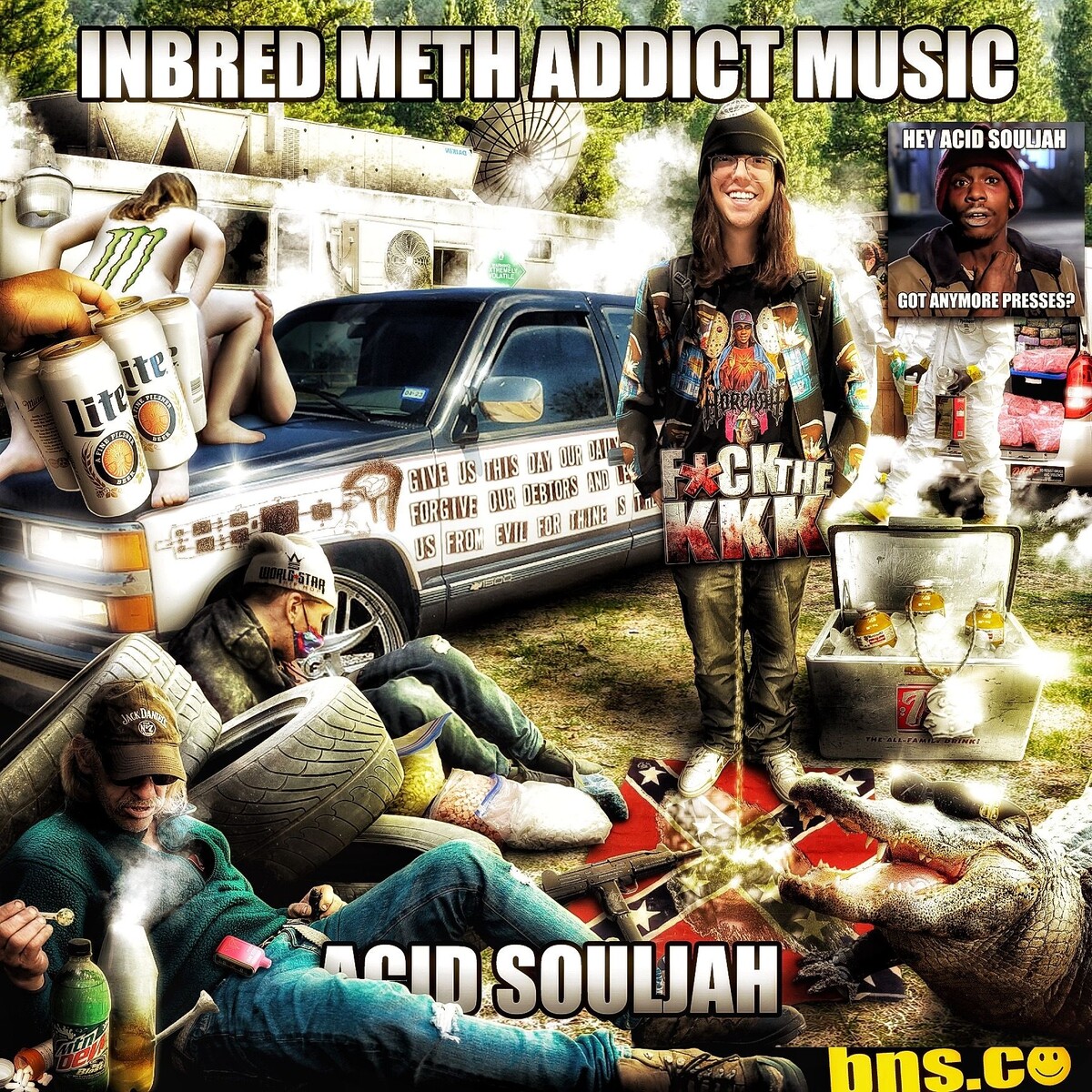 Inbred Meth Addict Music by Acid Souljah (EP, Southern Hip Hop ...