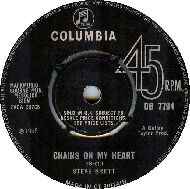 Chains on My Heart / Sugar Shack by Steve Brett (Single): Reviews ...