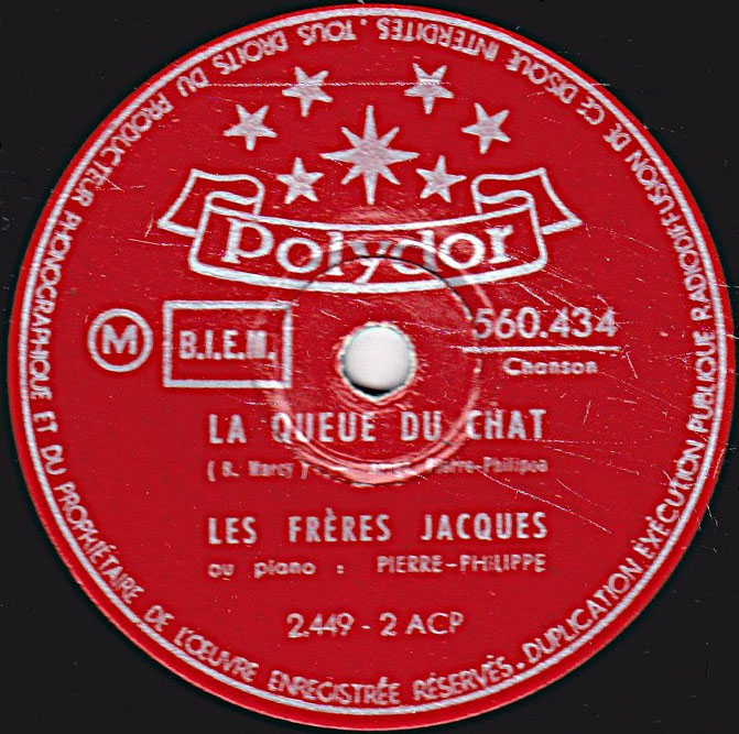 La queue du chat / Jour de colère by Les Frères Jacques (Single ...