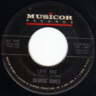 Love Bug / I Can’t Get Used to Being Lonely by George Jones (Single ...