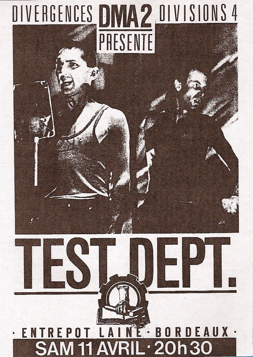 Live at Divergences Divisions IV by Test Dept. (Bootleg): Reviews ...