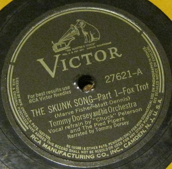 The Skunk Song (Part 1) / The Skunk Song (Part 2) by Tommy Dorsey and ...