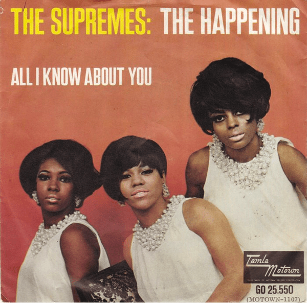 The Happening All I Know About You By The Supremes Single Tamla