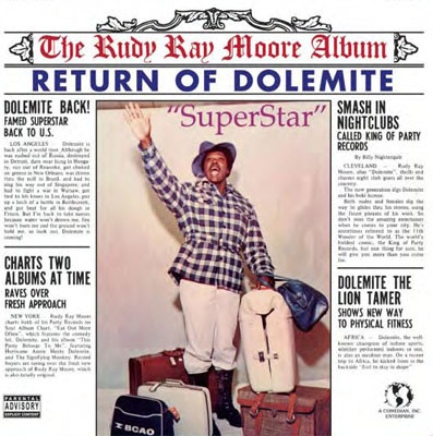Return of Dolemite by Rudy Ray Moore (Album; Traffic; TEG-9919 ...