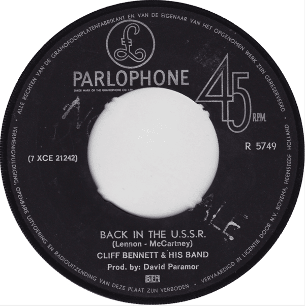 Back in the USSR / This Man by Cliff Bennett and His Band (Single ...
