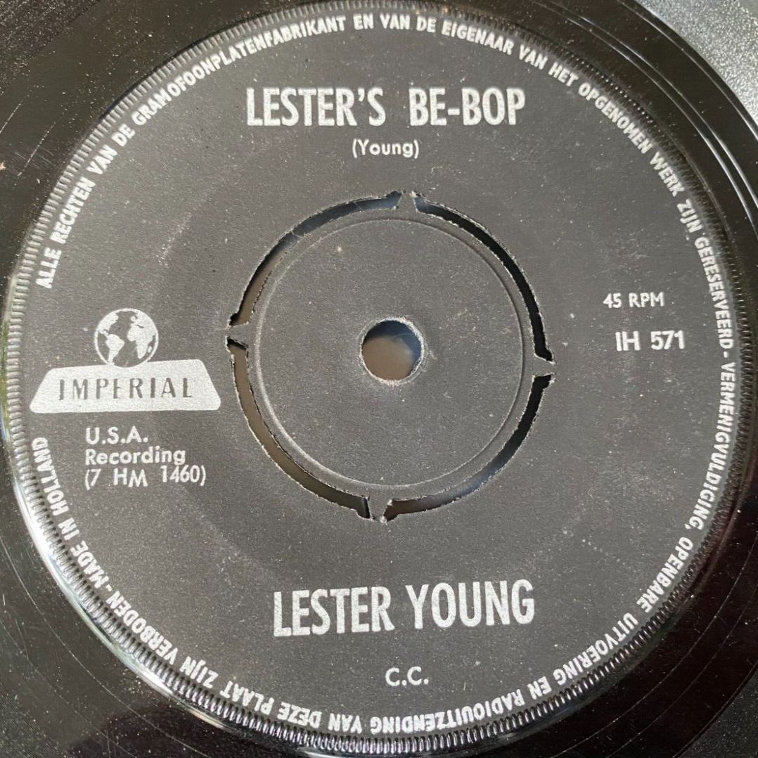 Lester's Be-Bop / Just Cooling by Lester Young (Single; Imperial; IH ...