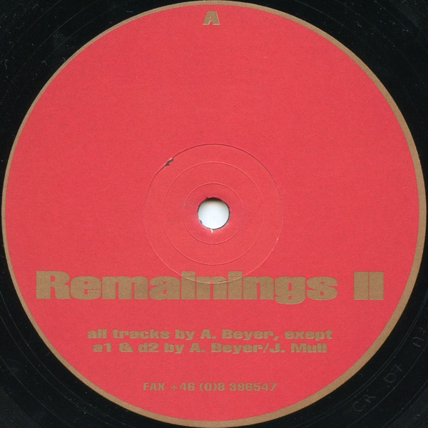 Remainings II by Adam Beyer (Album, Hardgroove Techno): Reviews ...