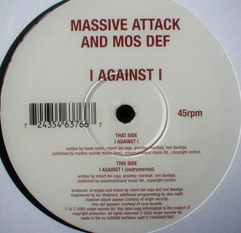 I Against I by Massive Attack and Mos Def (Single, Industrial Hip Hop ...