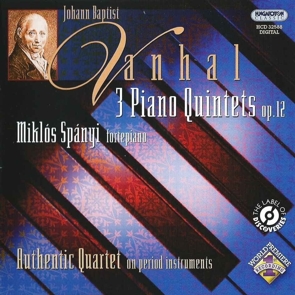 3 Piano Quintets Op. 12 by Authentic Quartet / Miklós Spányi (Album, Chamber Music): Reviews ...