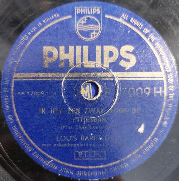 Ik heb een zwak voor de pitjesbak / Geef mij nog een kusje by Louis ...