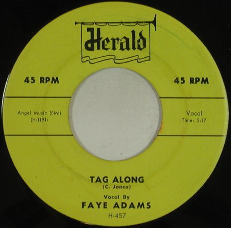 Angels Tell Me / Tag Along by Faye Adams (Single): Reviews, Ratings ...
