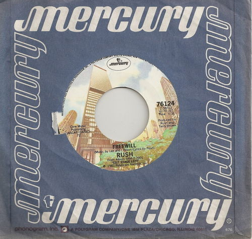 Closer to the Heart / Freewill by Rush (Single, Progressive Rock ...