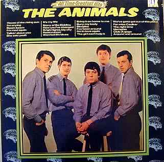 All Time Greatest Hits by The Animals (Compilation; RAK; RAK180.50290/1 ...