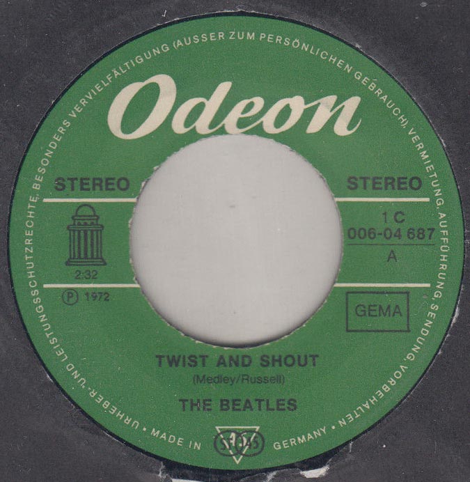 Twist and Shout / Boys by The Beatles (Single, Merseybeat): Reviews ...