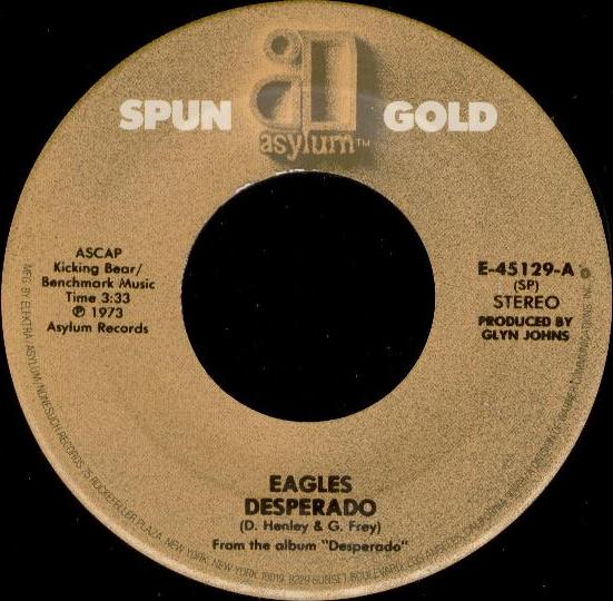 Desperado / Outlaw Man by Eagles (Single, Soft Rock): Reviews, Ratings ...