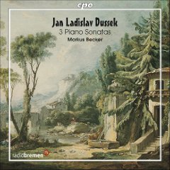 Jan Ladislav Dussek: 3 Piano Sonatas by Markus Becker (Album, Classical ...
