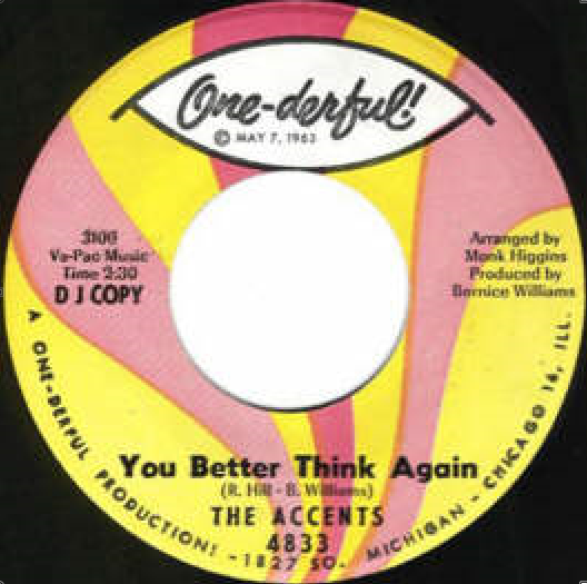 Who You Gonna Love / You Better Think Again by The Accents (Single ...