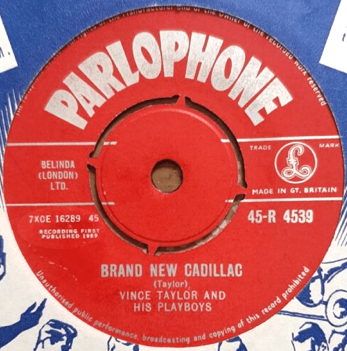 Brand New Cadillac / Pledging My Love by Vince Taylor and His Playboys ...