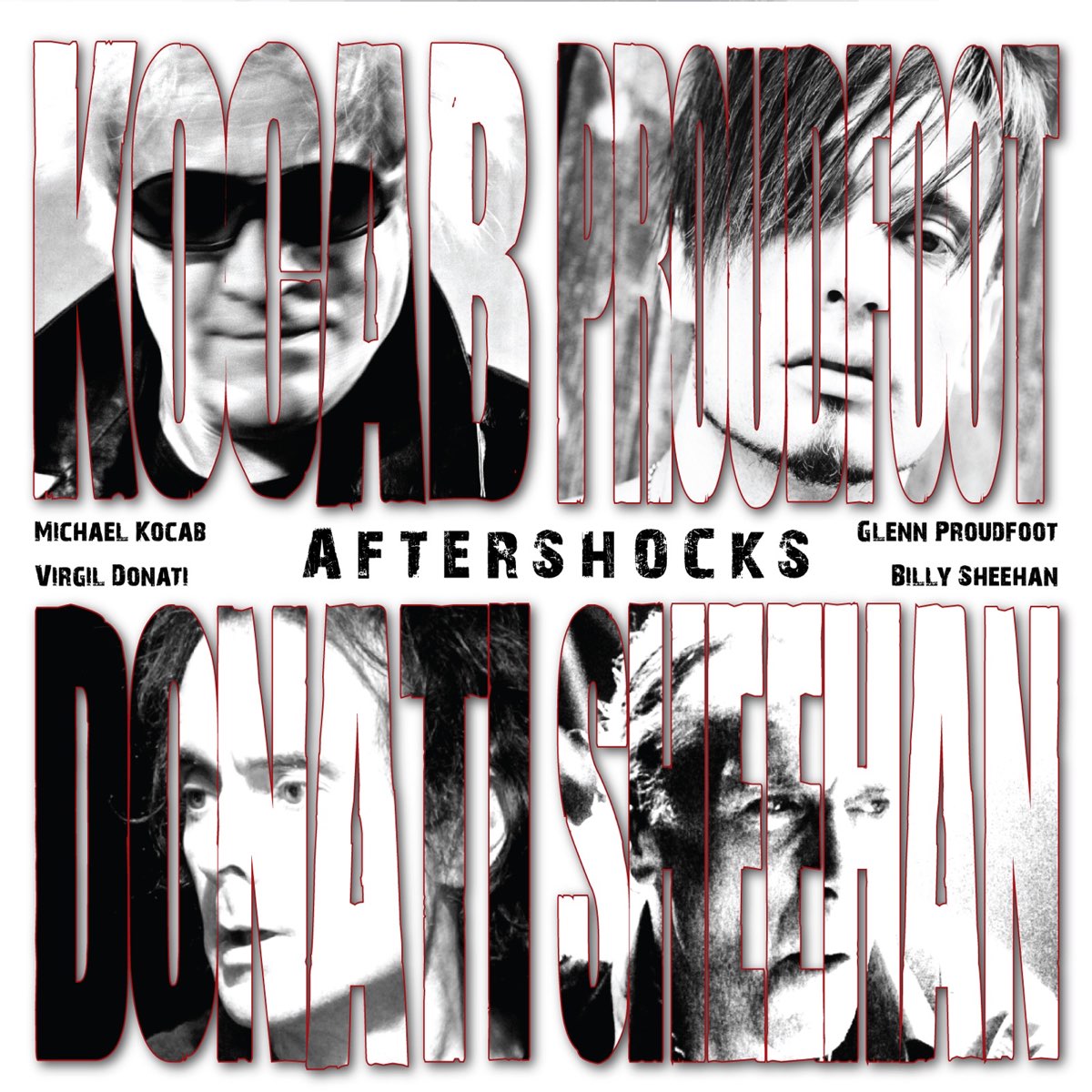 Aftershocks by Michael Kocáb, Glenn Proudfoot, Virgil Donati & Billy Sheehan (Album, Hard Rock ...