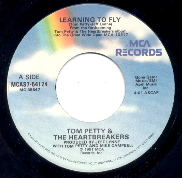 Learning to Fly / Too Good to Be True by Tom Petty and The Heartbreakers (Single; MCA; MCAS7 ...