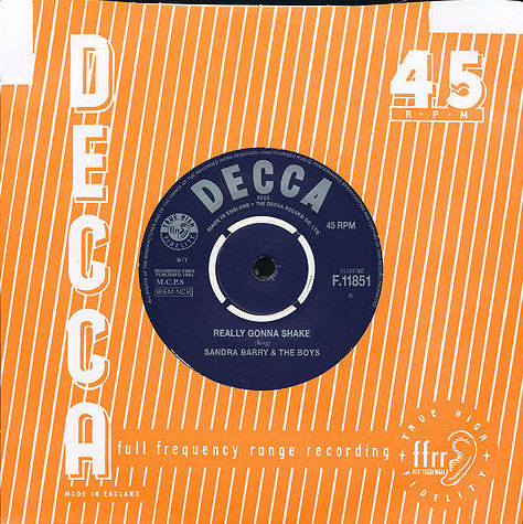Really Gonna Shake / When We Get Married by Sandra Barry & The Boys ...