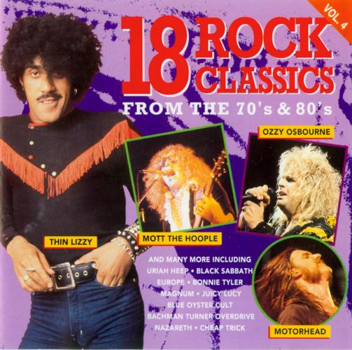 18 Rock Classics From the 70's & 80's Vol. 4 by Various Artists ...