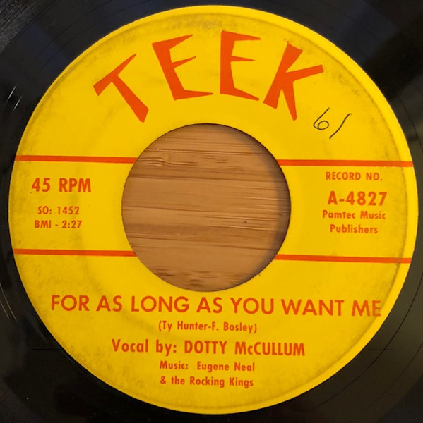 For As Long As You Want Me / Searching for My Man by Dotty McCullum ...