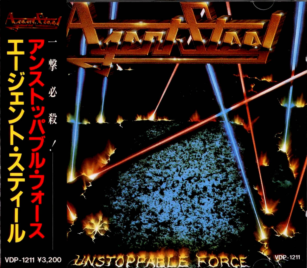 Unstoppable Force by Agent Steel (Album; Victor [JPN]; VDP-1211 ...