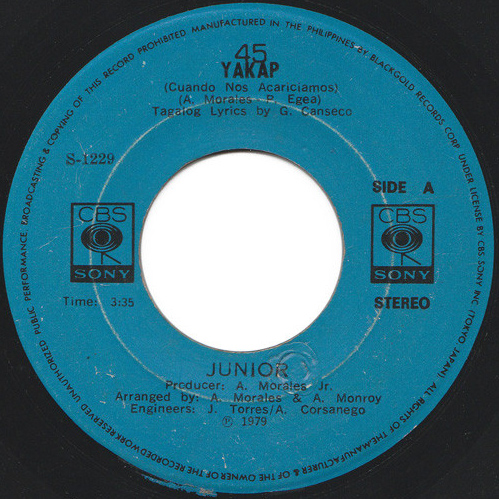 Yakap / Cuando Nos Acariciamos by Junior (Single, Canción melódica ...