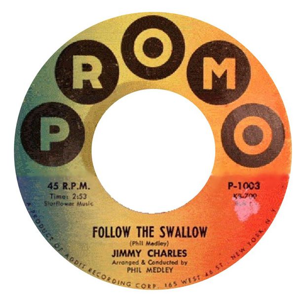Follow the Swallow / The Age for Love by Jimmy Charles (Single; Promo; P-1003): Reviews, Ratings ...