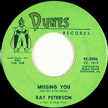 Missing You / You Thrill Me by Ray Peterson (Single): Reviews, Ratings ...