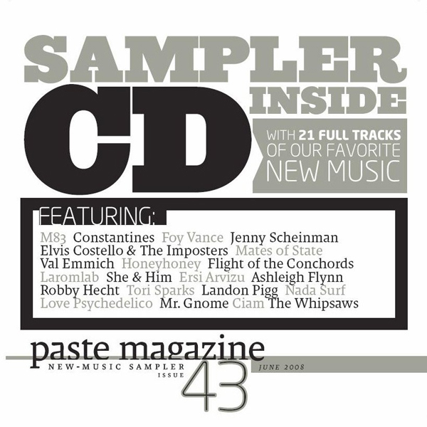 Paste Sampler 43 by Various Artists (Compilation, Indie Rock): Reviews ...