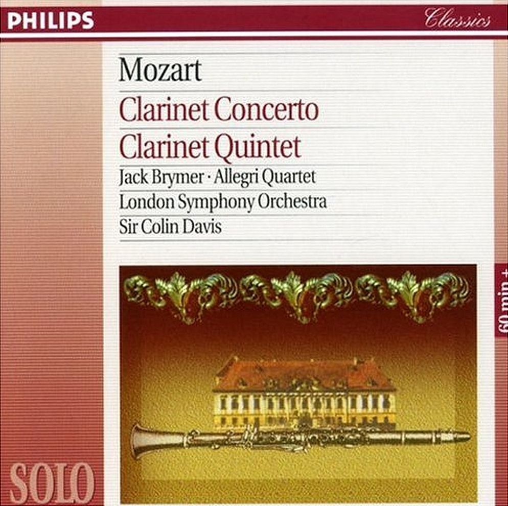 Clarinet Concerto; Clarinet Quintet by London Symphony Orchestra ...
