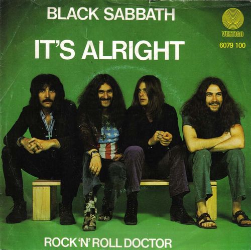 It's Alright / Rock 'n' Roll Doctor by Black Sabbath (Single; Vertigo ...
