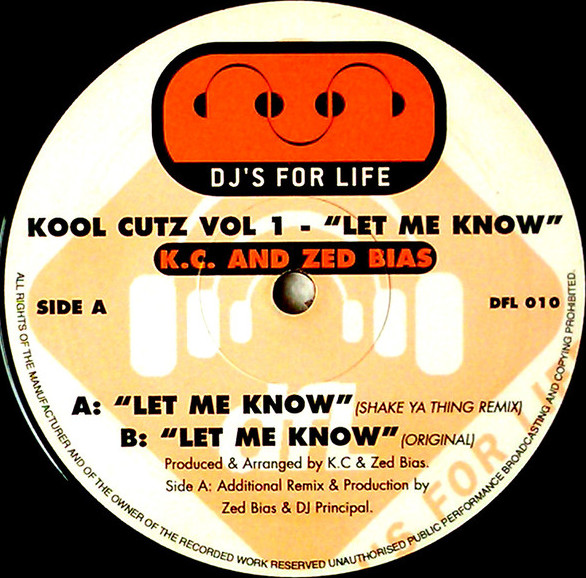 Kool Cutz Vol. 1 - "Let Me Know" by K.C. & Zed Bias (Single, UK Garage ...
