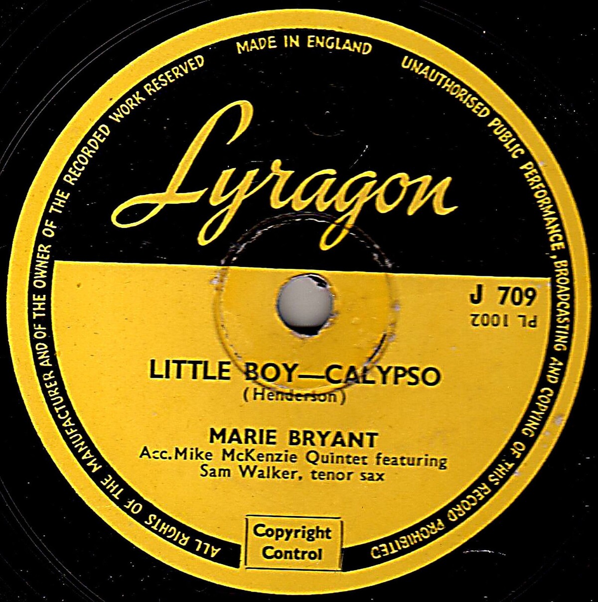 Little Boy–Calypso / Blue Basin Samba by Sterling Bettancourt / Marie ...