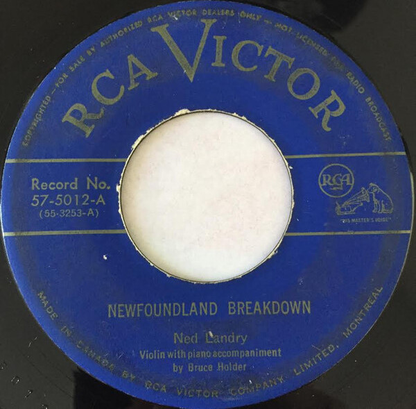 Newfoundland Breakdown / Rubber Dolly by Ned Landry (Single, Old-Time ...