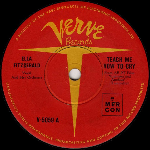 Teach Me How to Cry / The Swingin' Shepherd Blues by Ella Fitzgerald ...
