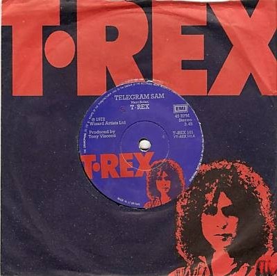 Telegram Sam / Cadilac / Baby Strange by T. Rex (Single, Glam Rock ...