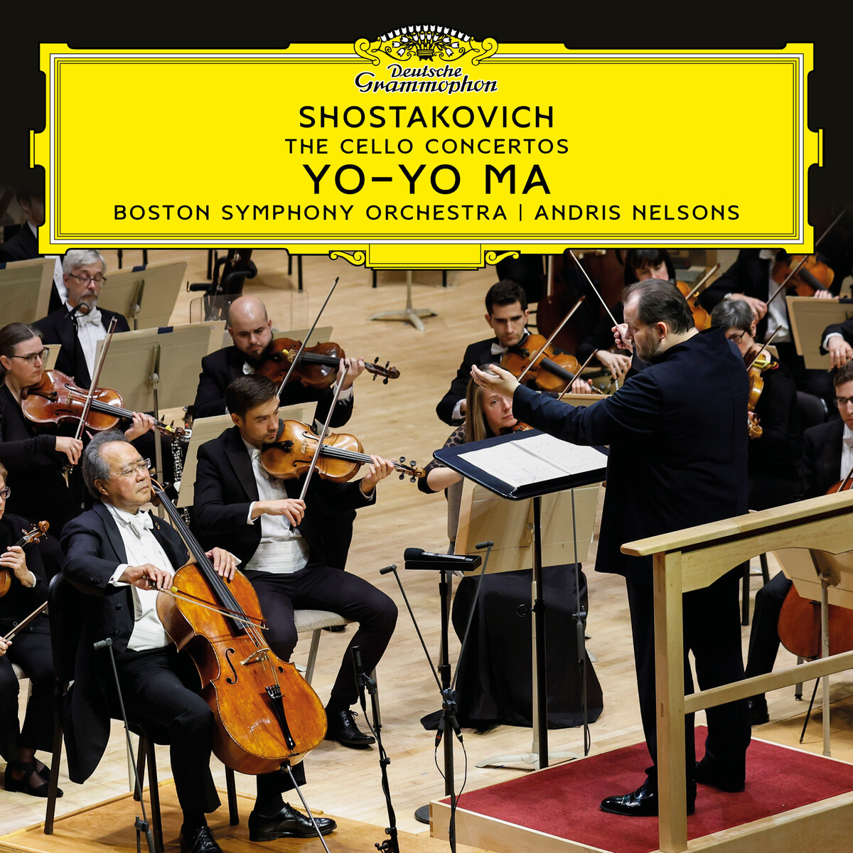 Shostakovich : The Cello Concertos by Yo-Yo Ma / Andris Nelsons / Boston Symphony Orchestra ...