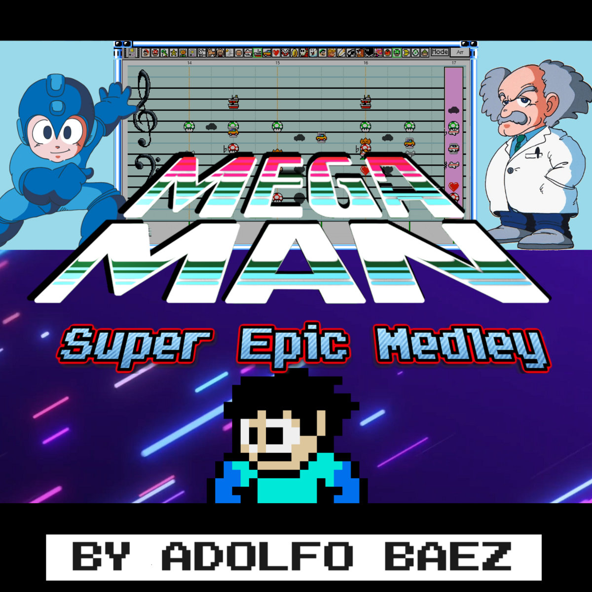 Mega Man Super Epic Medley by Adolfo Baez (Single): Reviews, Ratings ...