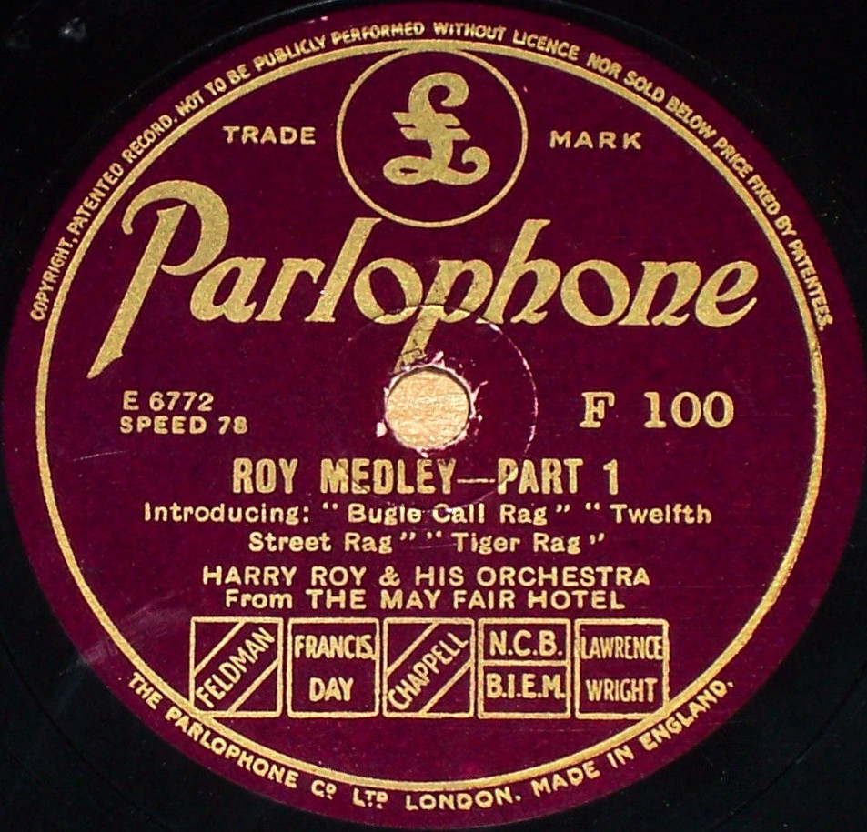 Roy Medley by Harry Roy & His Orchestra (Single, British Dance Band ...