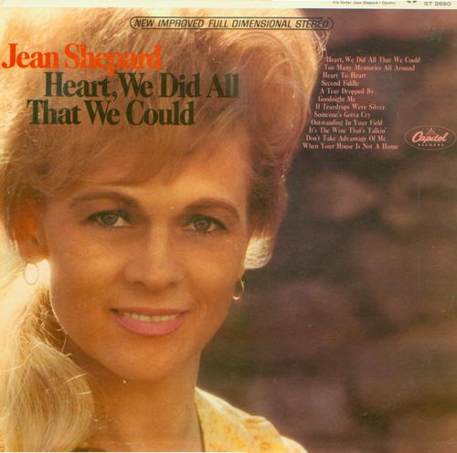Heart, We Did All That We Could by Jean Shepard (Album, Country ...