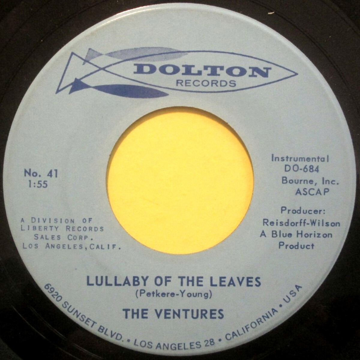 Lullaby of the Leaves / Ginchy by The Ventures (Single, Surf Rock ...