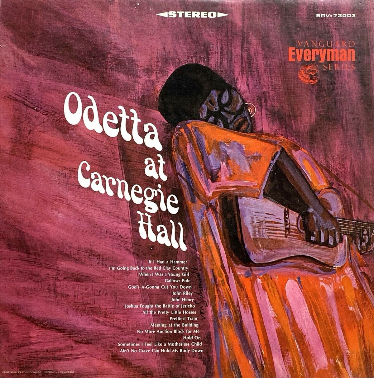 Odetta at Carnegie Hall by Odetta (Album; Vanguard; SRV 73003): Reviews ...