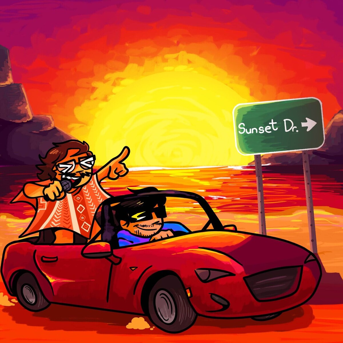 Sunset Drive by FrankJavCee & Midnight Drift (Single): Reviews, Ratings ...