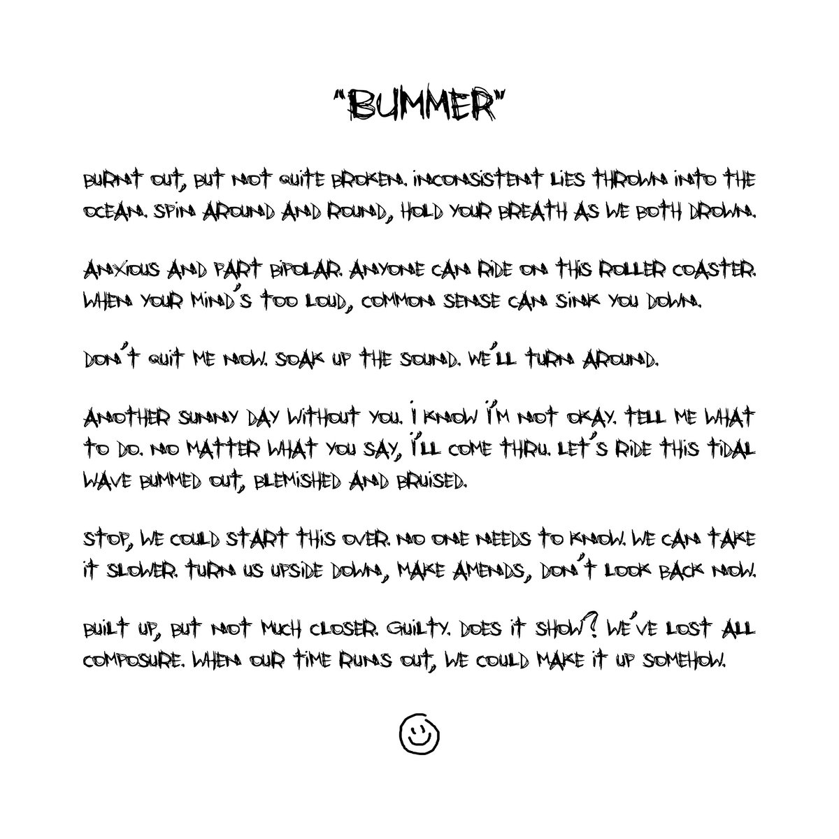 Bummer by Quiet (Single): Reviews, Ratings, Credits, Song list - Rate ...